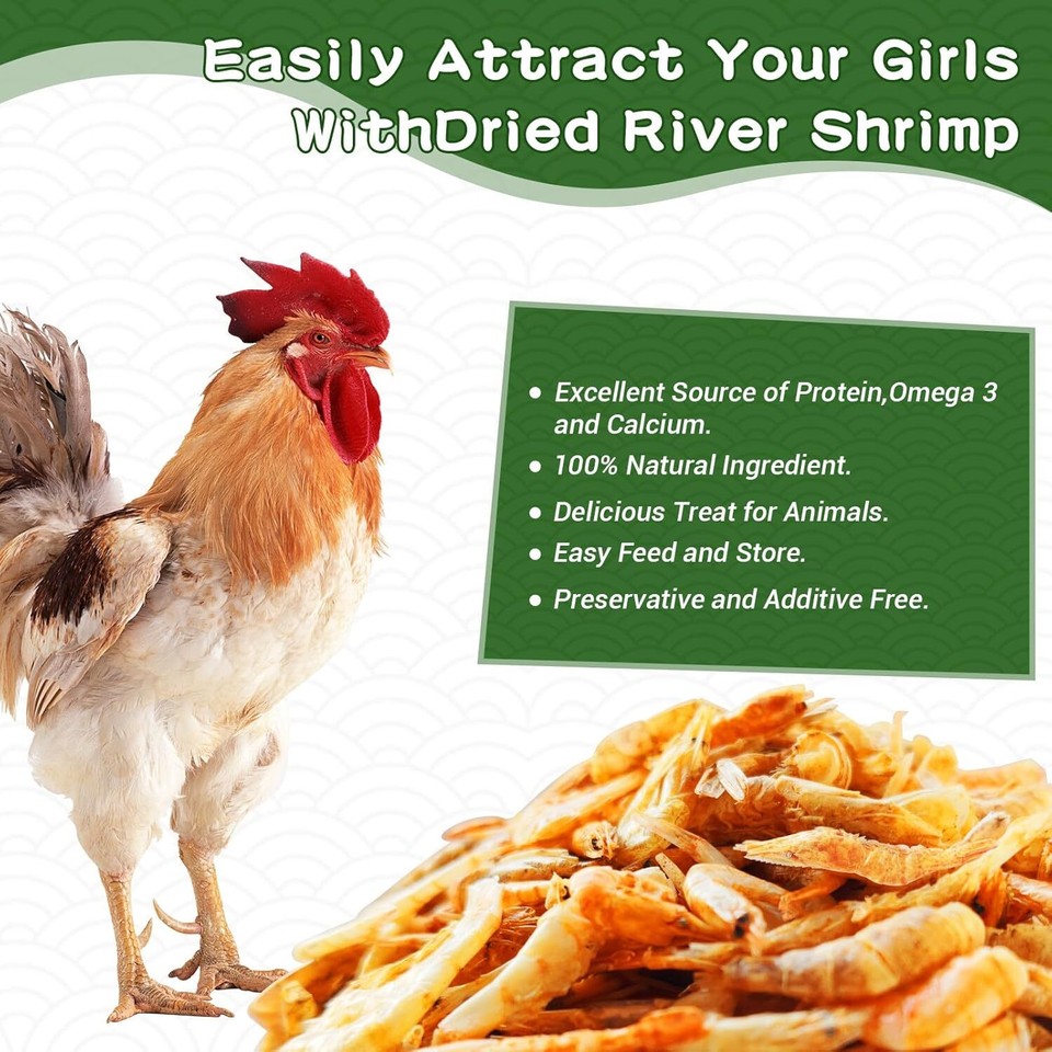 Dried River Shrimp High Protein Freeze Red Dried Shrimp All Natural ...