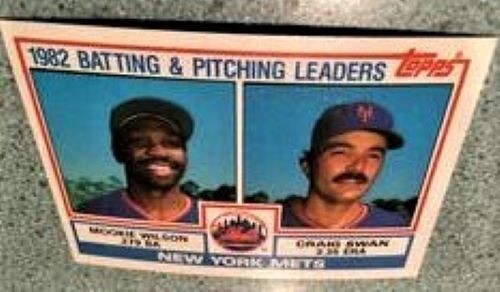 1983 Topps #621 METS Leaders Mookie WILSON Craig SWAN & UNMARKED ...