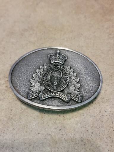 RCMP Royal Canadian Mounted Police Mounties Belt Buck… - Gem