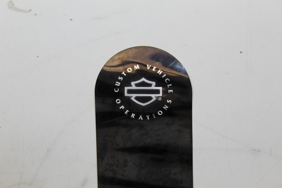 Harley CVO Electra Glide Tank Console Bezel Insert Black Bent Used | eBay