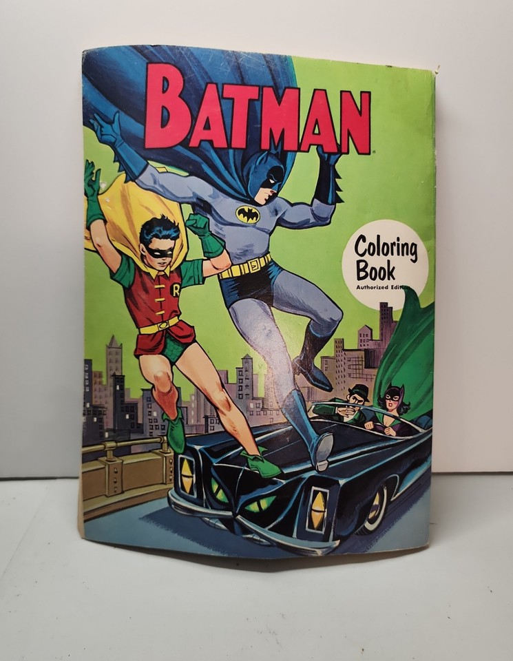 Vintage 1967 Batman Coloring Book #1140 Whitman, No Torn Out Pages | eBay