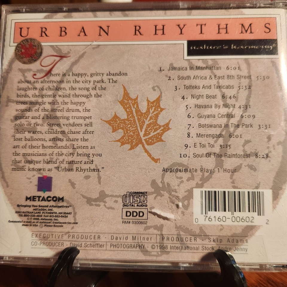 Urban Rhythms Nature's Harmony CD | eBay