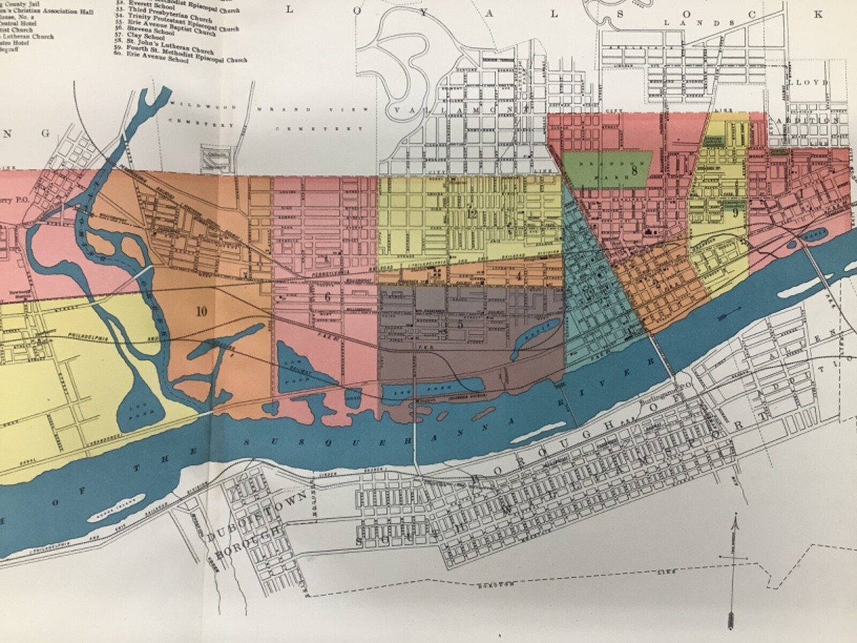 Williamsport Street Map