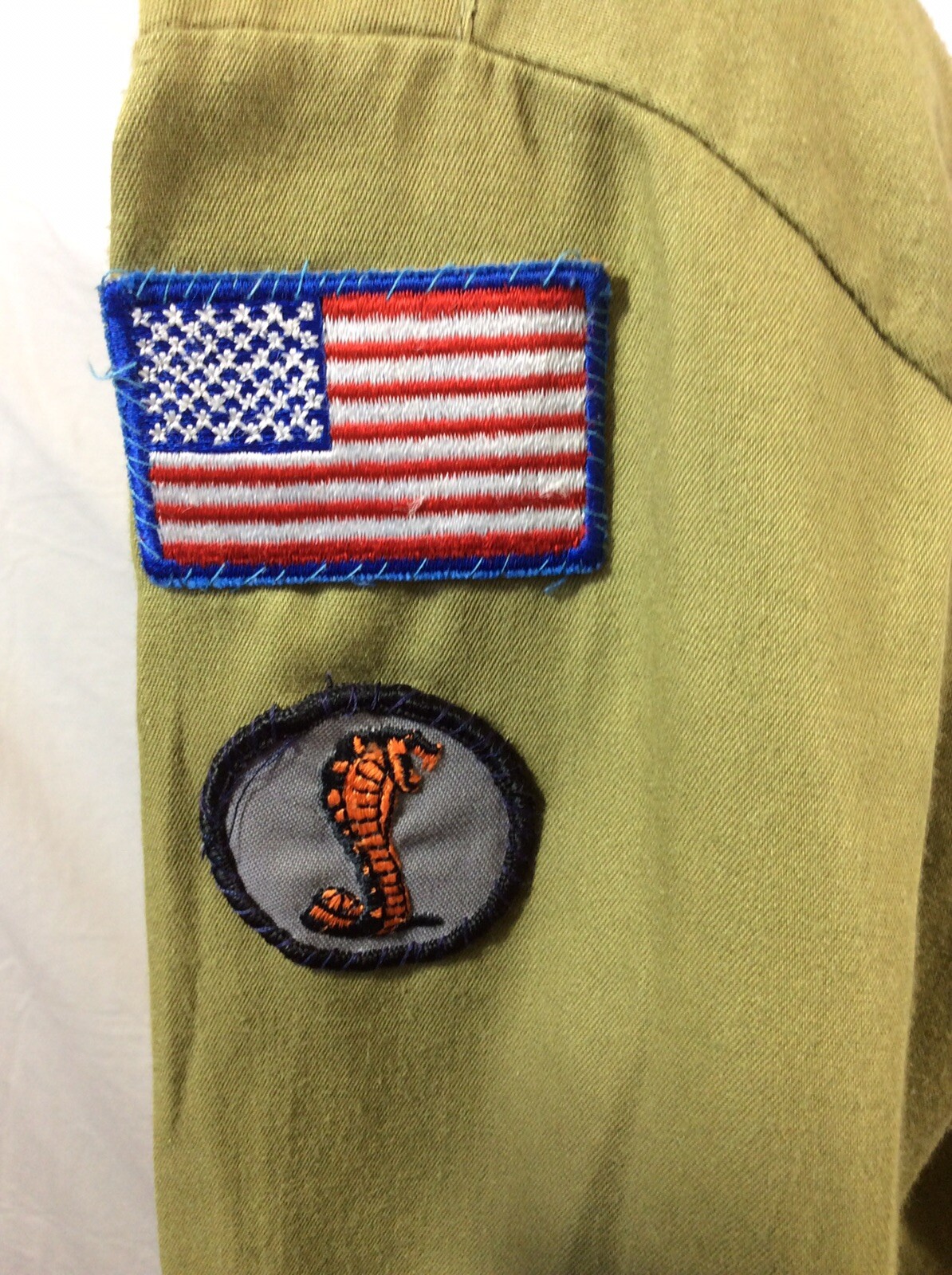 BOY SCOUTS BSA Long Sleeve Uniform Shirt Scoutmaster Scout 70s 80s ...