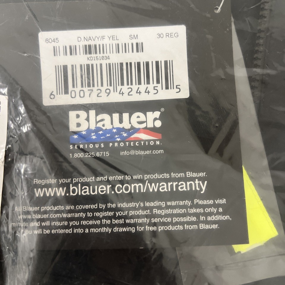 Blauer Tactical Jacket Neon Zip Reversible Windbreaker 6045 Size S 30 ...