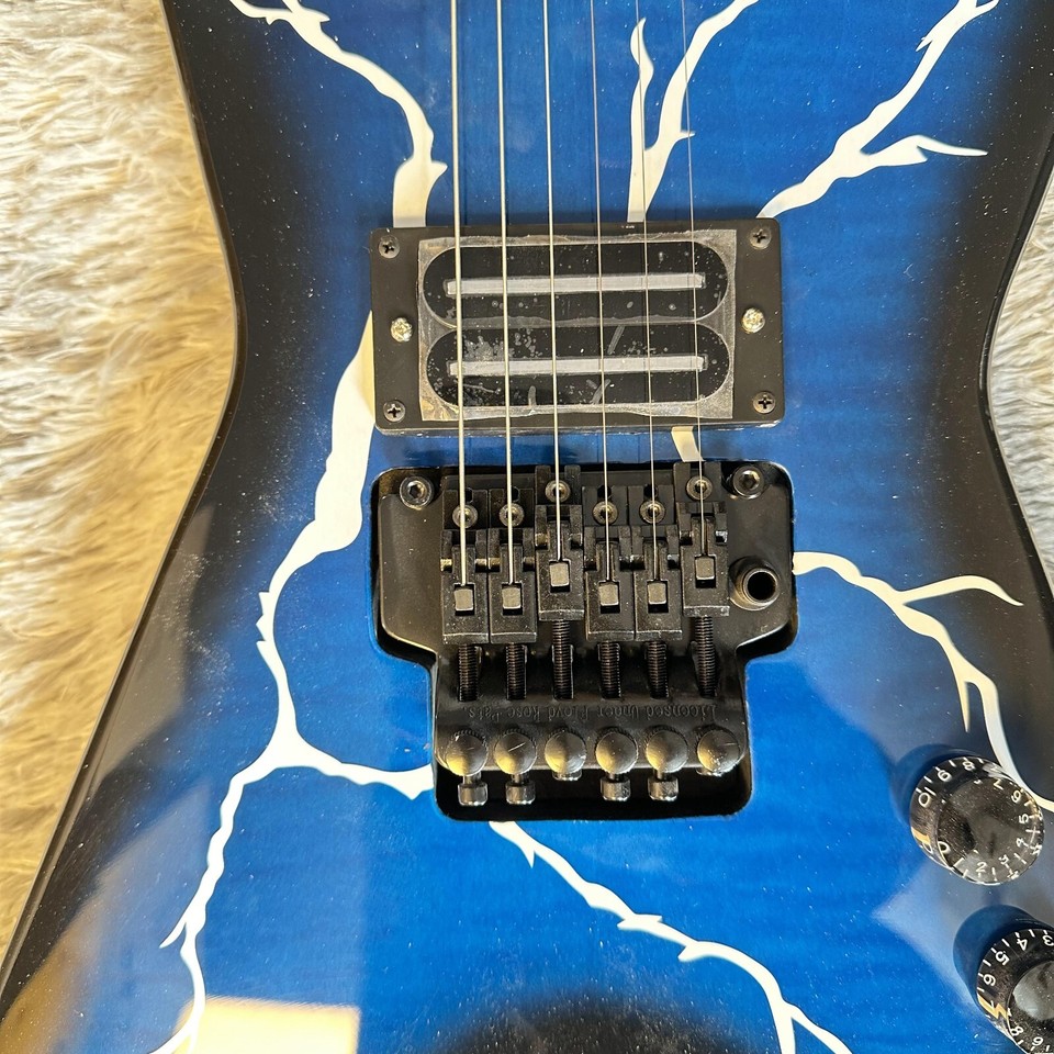 US WAREHOUSE Dimebag Darrel Dean ML Shaped Cool Blue Lighting Electric ...