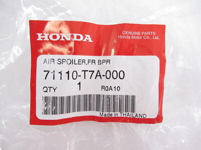 Genuine OEM Honda 71110-T7A-000 Front Bumper Lower Spoiler Valance 2016 ...