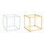 Metal Iron Cube Flower Stand Pedestal Table Centrepiece Wedding Decor ...