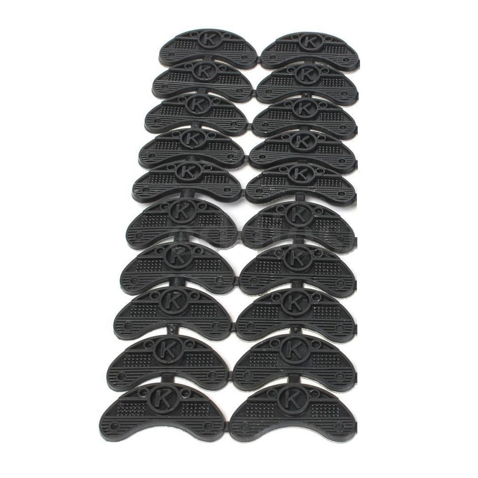 20* Rubber Sole Heel Savers Toe Plates Tap DIY Glue On Shoes Pad ...