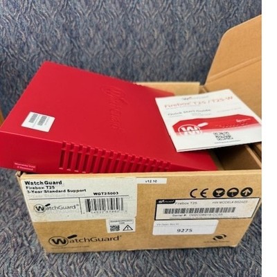 WatchGuard Firebox T25 1 YR (WGT25001) - with Power Supply | eBay