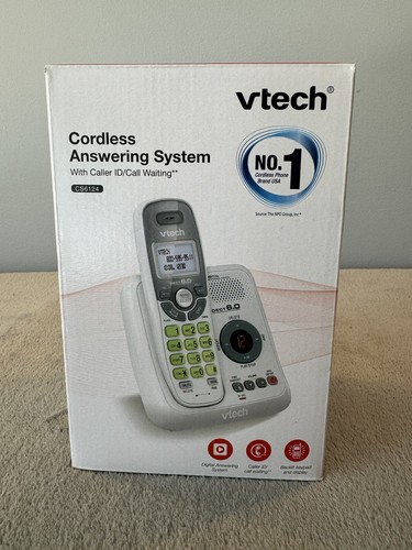 VTech CS6124 DECT 6.0 Cordless Phone with Answering System and Caller ...