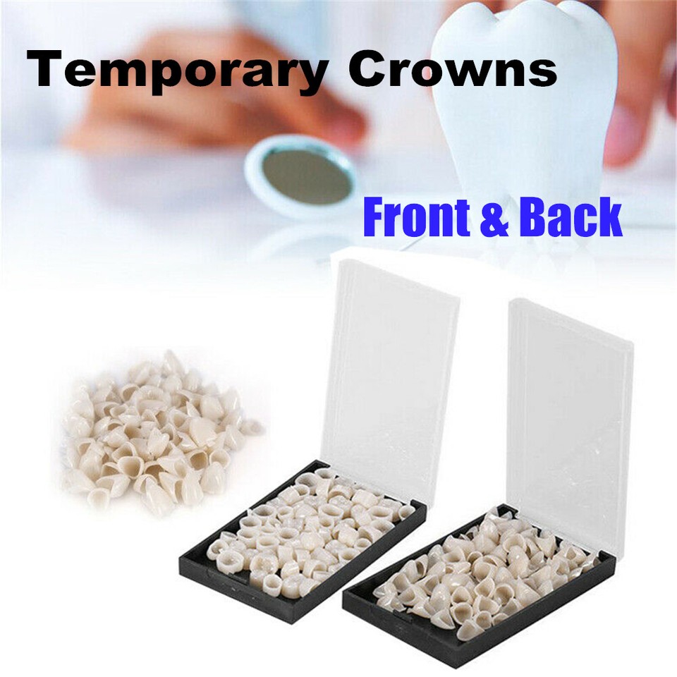 Temporary Crowns Posteriors Anterior Molar Resin Tooth Teeth Caps ...