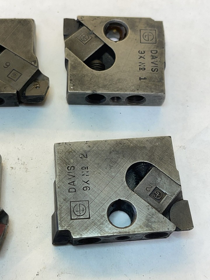 G&L Davis Tools 9X Boring Bar 1-1/4”RD, Double Edge Blade Blocks ...