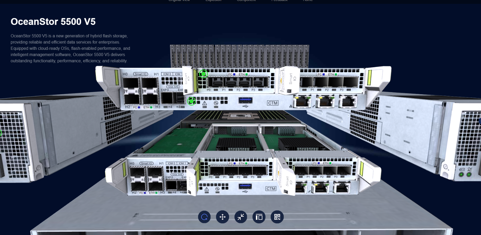 Huawei 5500V5 OceanStor 5500 V5 Storage ( 24x SAS 10K 1.8T hard drive ...