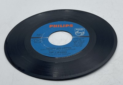 The 4 Seasons "Around and Around" & Lonesome Road 45 RPM Philips 40 471 ...
