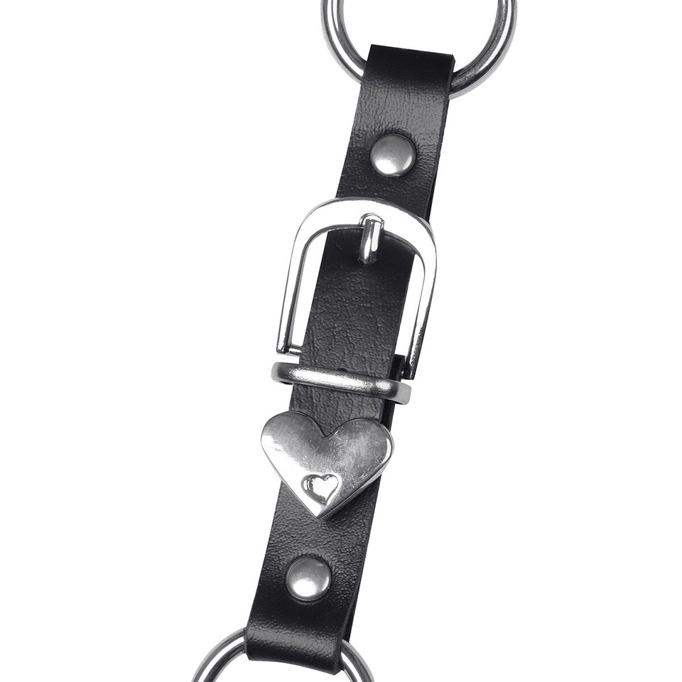 Women Adjustable Leather Harness Bra Body Chest Cage Belt Strap ...