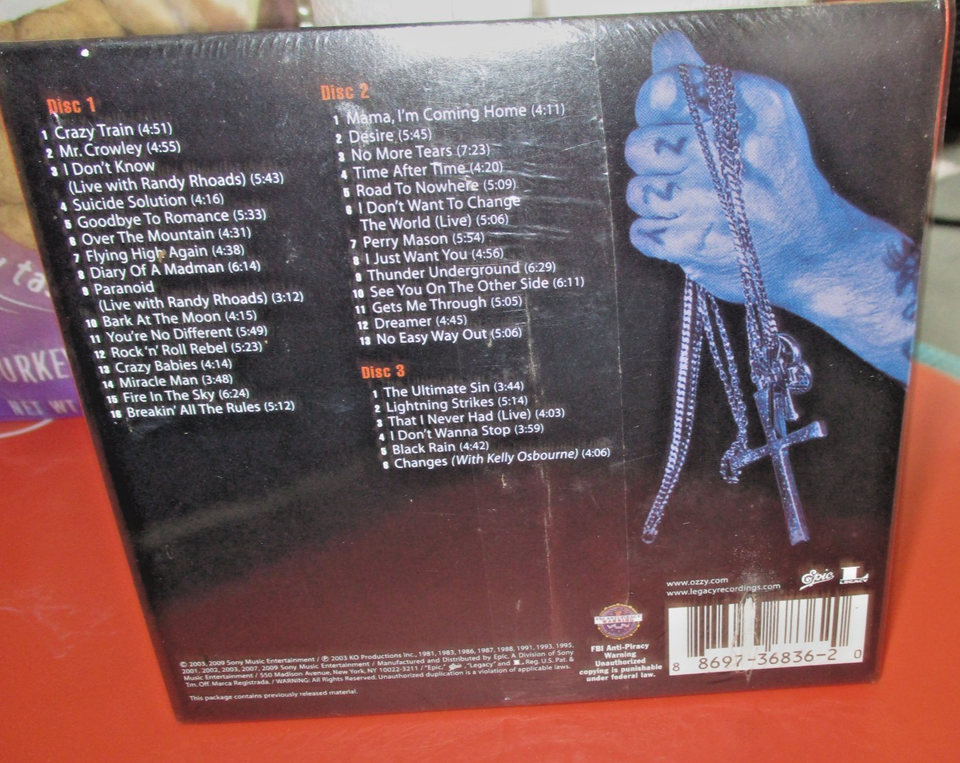 The Essential OZZY OSBOURNE 3.0 Limited Edition Bonus 3rd CD MIP! | eBay