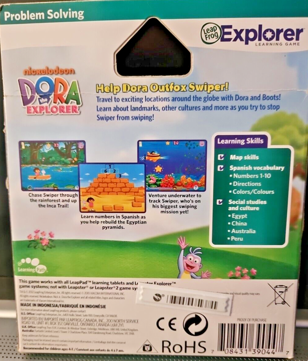 Explorer Learning Game: Dora the Explorer (LeapPad, 2011) for sale ...
