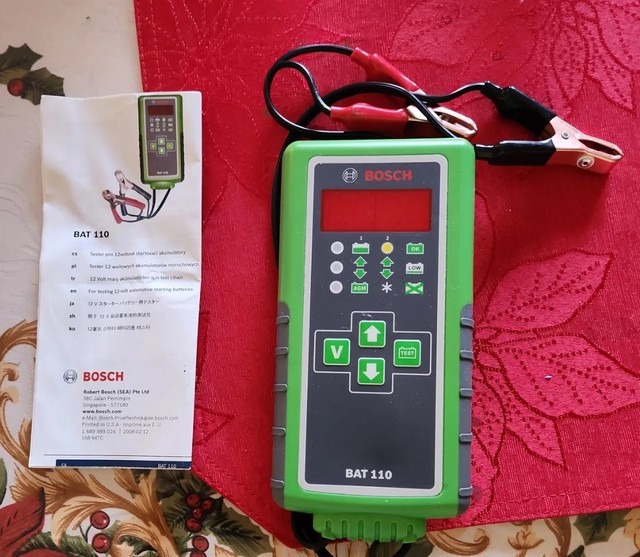 Original Bosch Bat 110 (bat110) Battery Tester for AGM and GEL ...