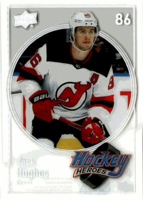 Jack Hughes New Jersey Devils 2023-24 Upper Deck Extended Hockey Heroes ...