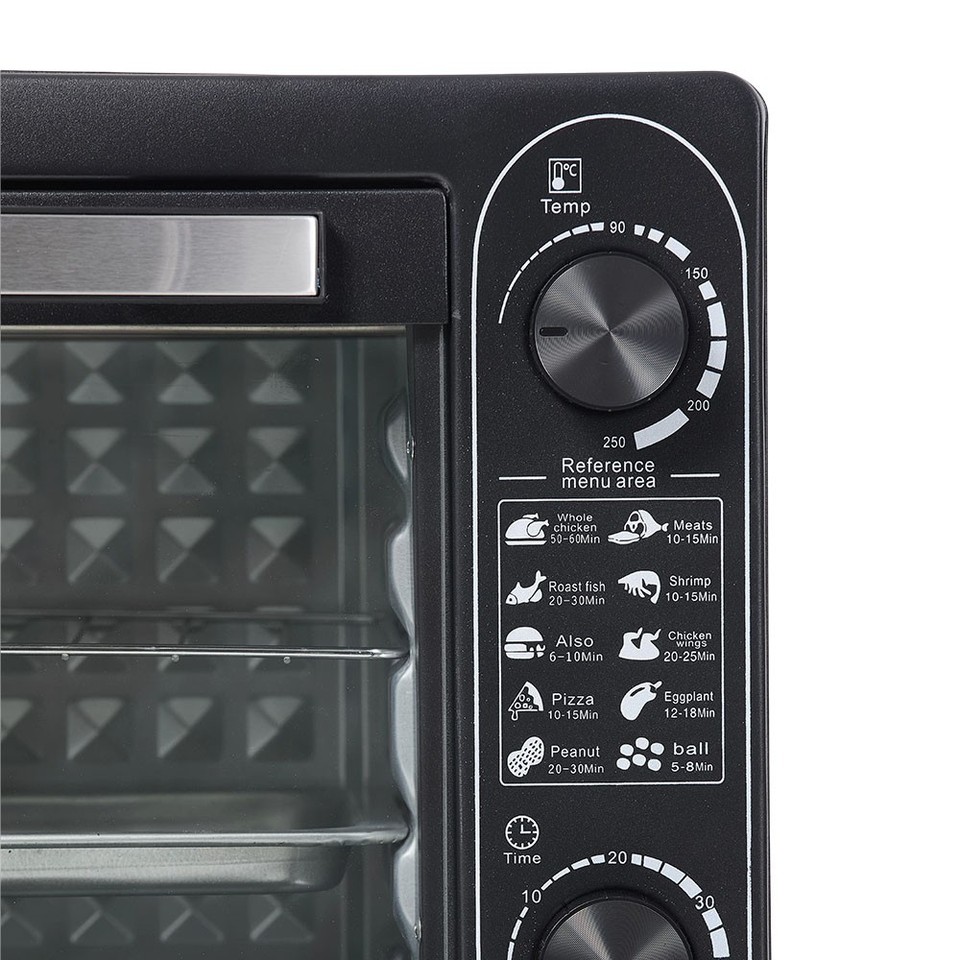 Compact Tabletop Oven Mini Oven Electric Cooker & Grill For Roasting 13 ...