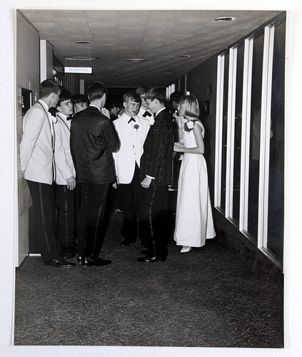 1960s Columbus Ohio Grandview High School Senior Prom Students Vintage ...