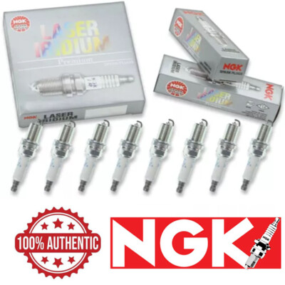 8 x NGK Laser Iridium Spark Plugs 93759 DILFR5A11 for Nissan Kia ...