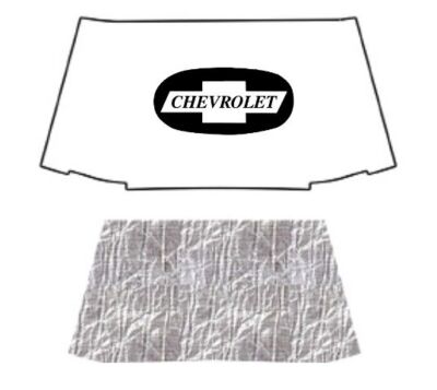 1955 1957 Chevrolet Truck Under Hood Cover with G-009 Bowtie Chev | eBay