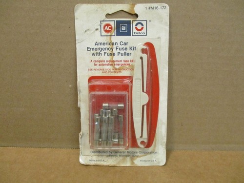 NOS Delco Emergency Fuse Kit w/ Puller and Fuses in Display Package! | eBay