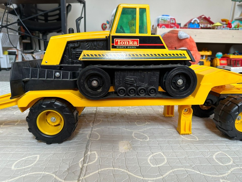 Vintage Mighty Tonka Lowboy Dozer Complete Set - Excellent Condition | eBay