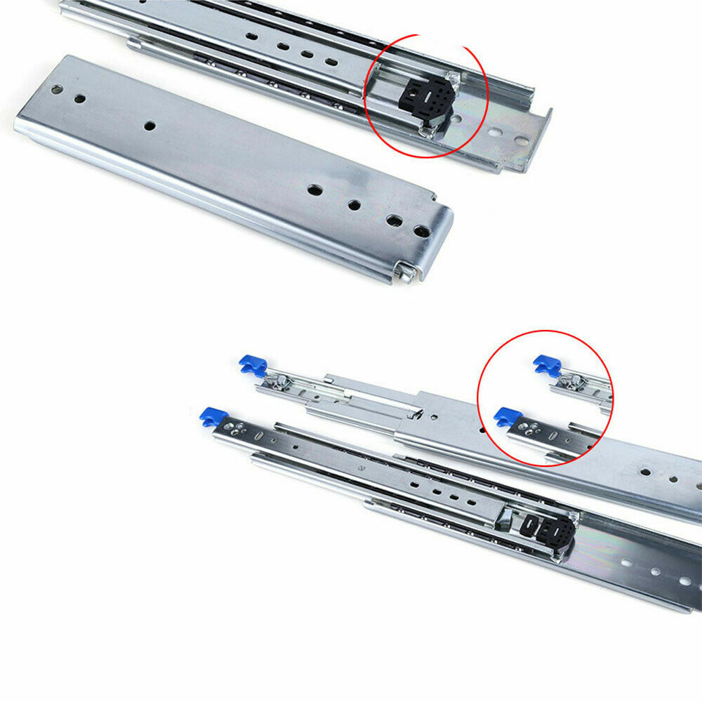 Locking Drawer Slides 227KG Heavy Duty Runners Trailer 1016mm-1422mm ...
