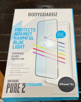 BodyGuardz Pure 2 Eyeguard Tempered Glass Screen Protector for iPhone ...