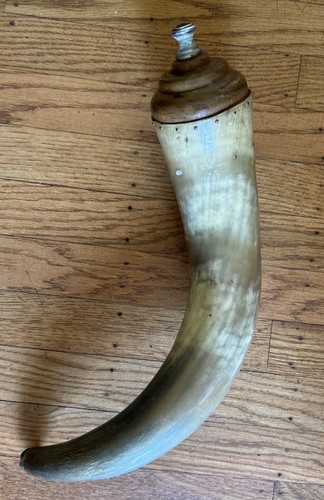 Antique American Black Powder Horn, Circa 1850-60 | eBay