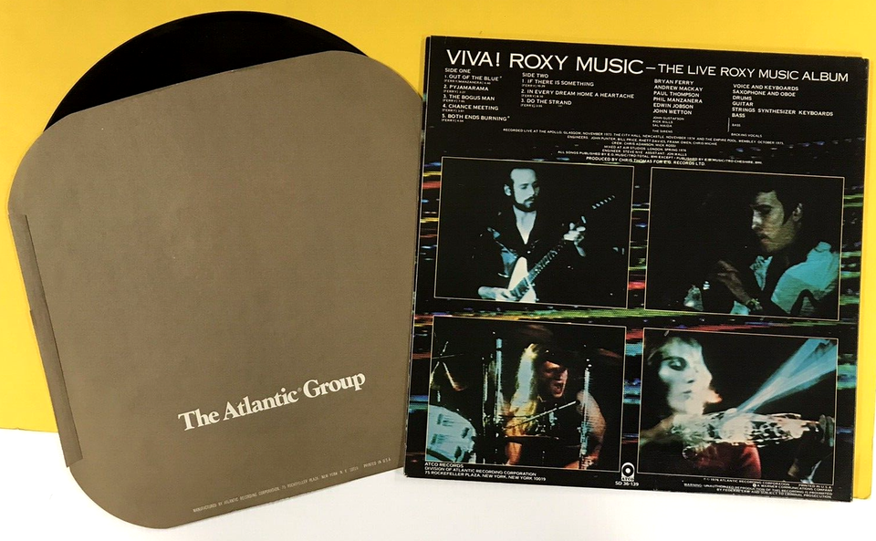 2x ROXY MUSIC LPs: Viva! Roxy Music -1976 & Manifesto -1979 *MINT VINYL ...