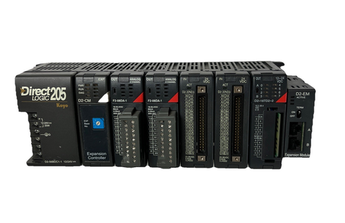 Direct Logic 205 Koyo D2-06BDC1-1 /D2-CM /F2-08DA-1 /D2-32ND3 D2-16TD2 ...