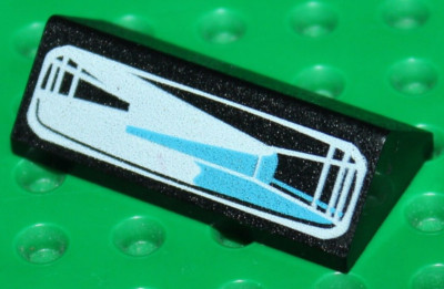 Lego Technic Black Slope Brick ref 3041pb001 Set 8880 Super Car Rare | eBay