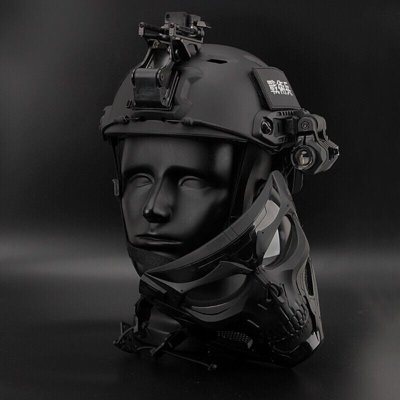 Tactical Airsoft Face Mask CS Protection AF Helmet Mask Skull ...