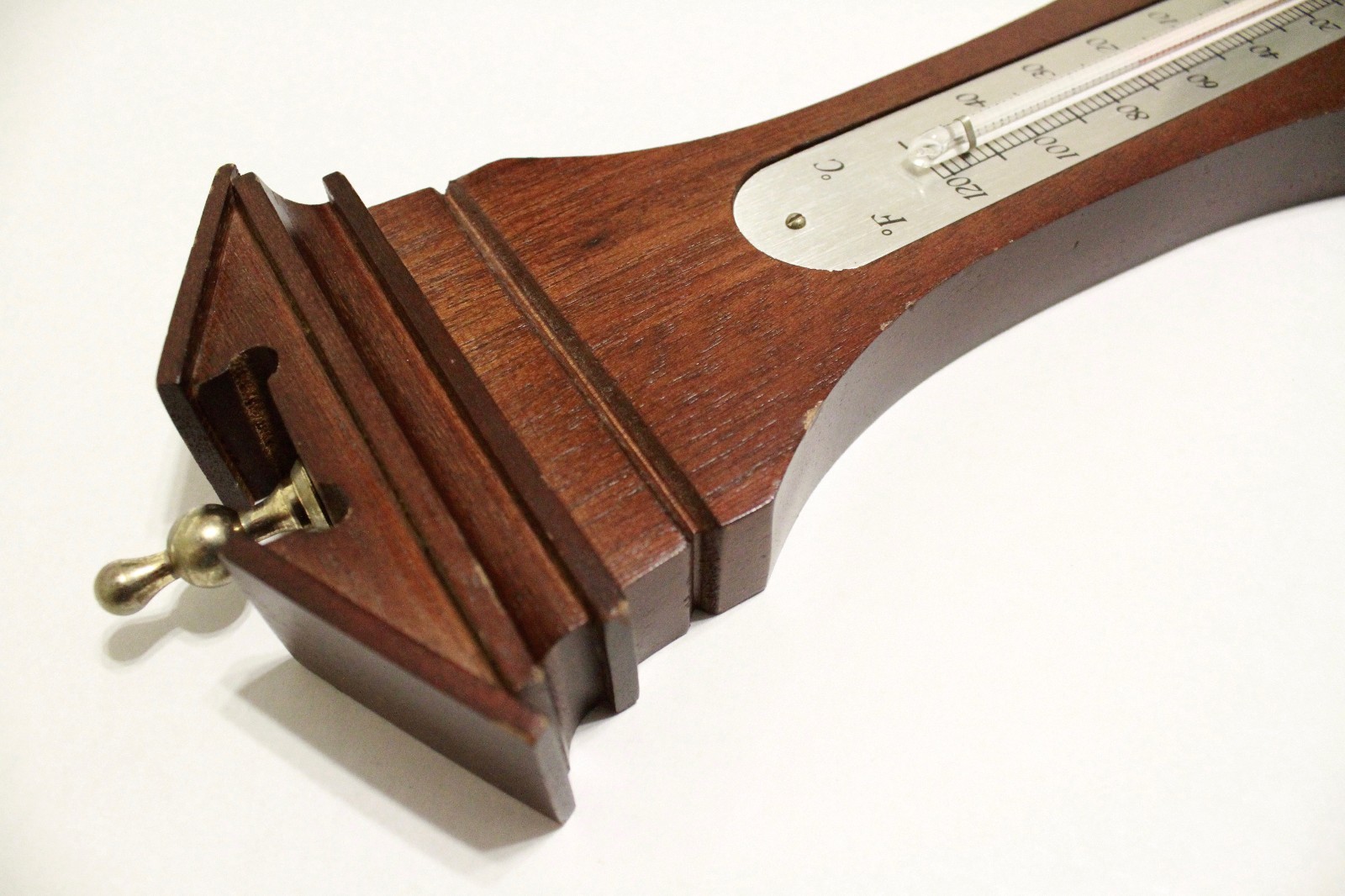 Vintage Airguide Banjo Barometer ATT AT&T BELL Advertising Wood Japan ...