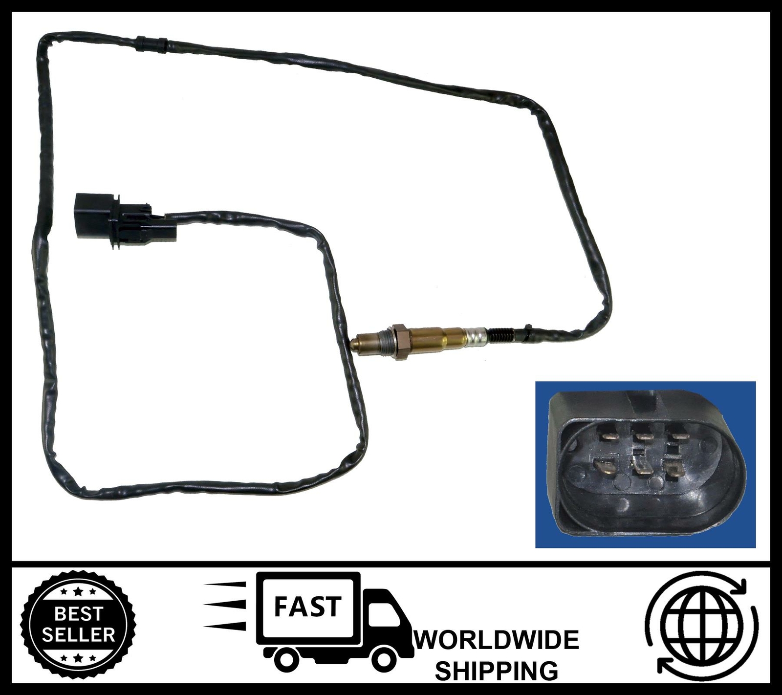 5 Wire Direct Fit O2 Lambda Sensor FOR VW New Beetle 2.0 1.6 [1998-2010 ...