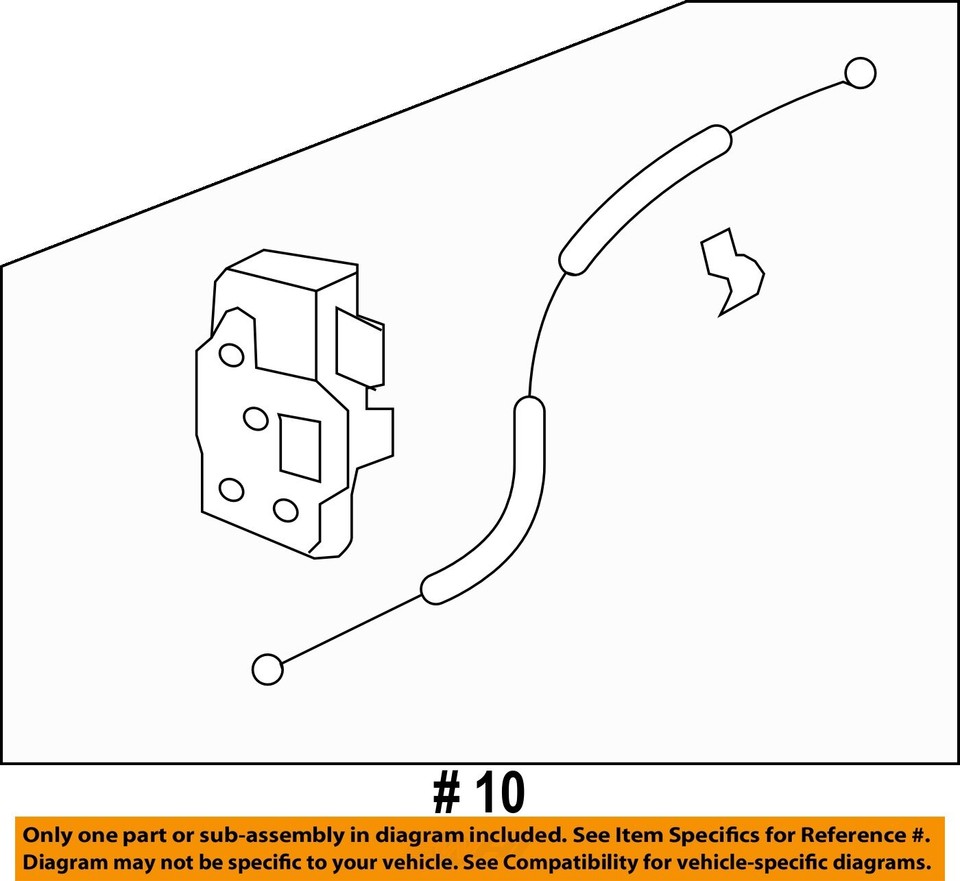 GM OEM 07-23 Acadia Limited Front Door Lock Hardware-Latch 22820695 | eBay