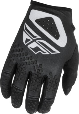 Fly Racing Kinetic Sym Gloves 2XL Black/White 378-4112X | eBay