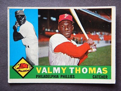 Valmy Thomas #167 Topps 1960 Baseball Card (Philadelphia Phillies) *G ...