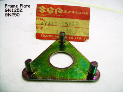 Suzuki EN125 GN125 GN250 GS125 Tool Holder Plate NOS FRAME PLATE OEM ...