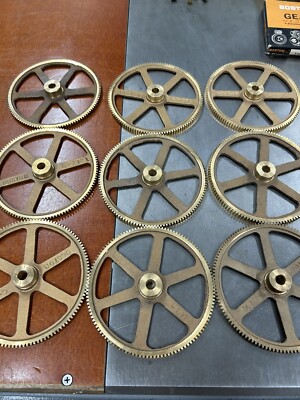 QTY 1 BOSTON GEAR G-272 BRONZE SPUR GEAR-CLOCK ETC 24 PITCH 120 TEETH 3 ...