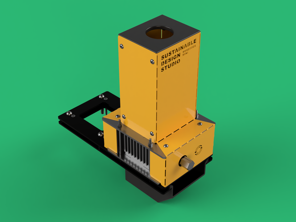 Shredder Mini V2 - Hand Cranked Plastic & Can Shredder | eBay