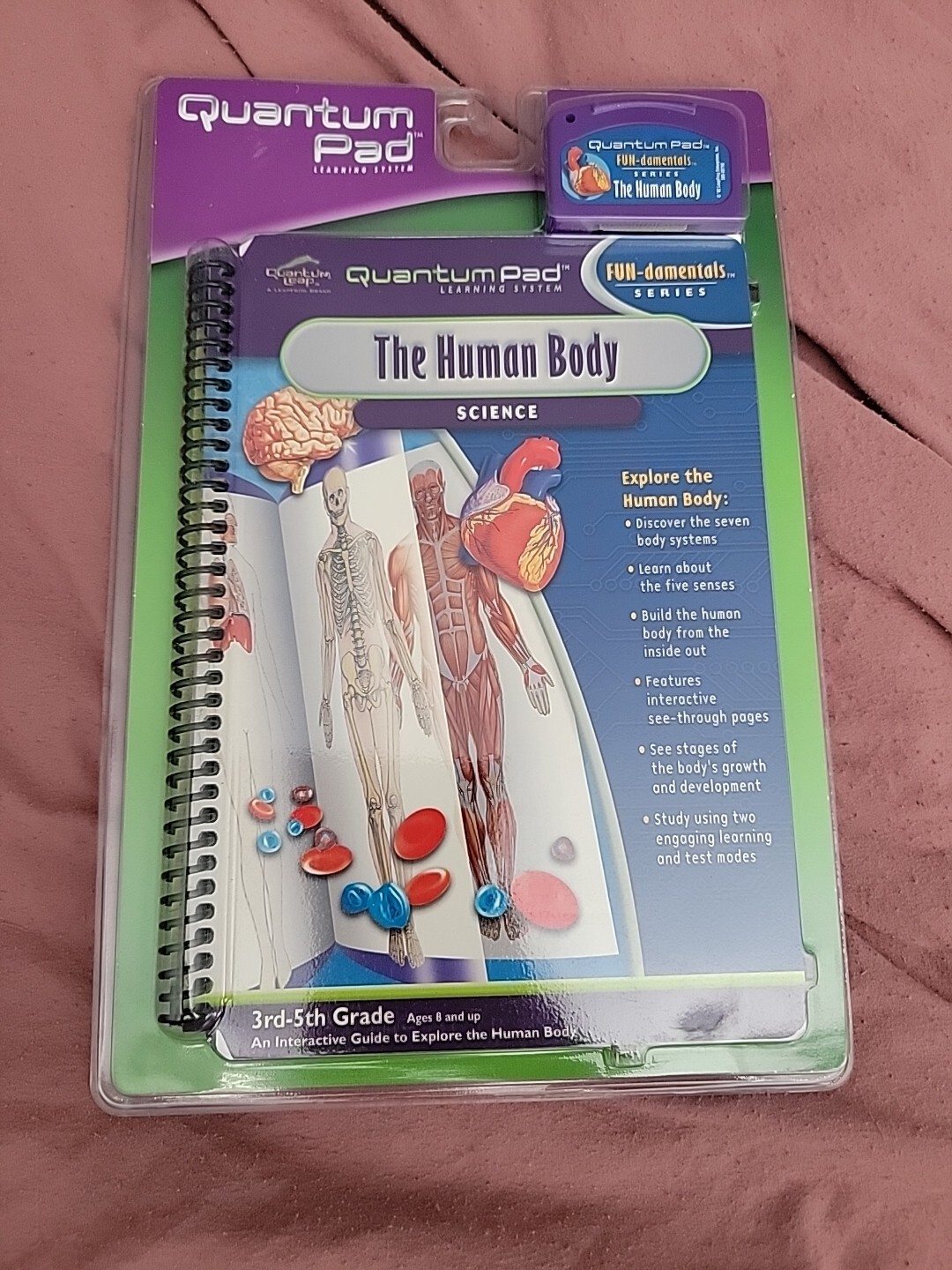 LeapFrog Quantum Pad Science The Human Body Learning Book and Cartridge ...