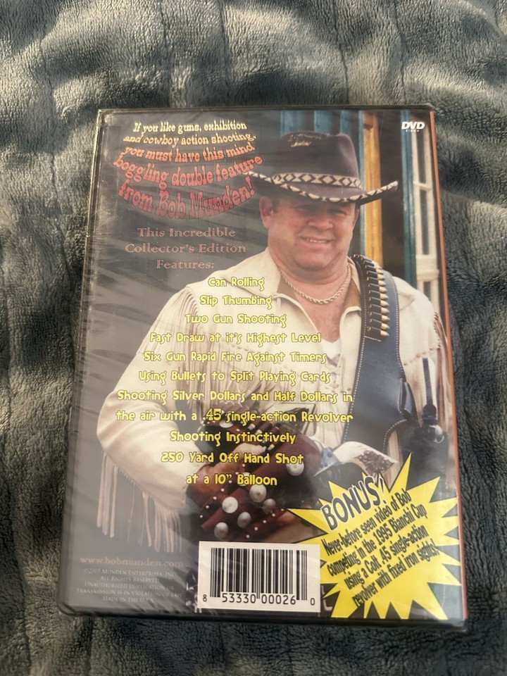 Bob Munden: Collectors Edition DVD 2005 Fastest Gun Skills Shooter ...