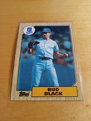 1987 Topps #669 BUD BLACK Kansas City Royals Baseball Card, Pitcher ...