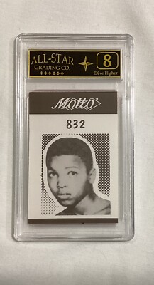 MUHAMMAD ALI 1987 MOTTO PLAYING CARD #832 | eBay