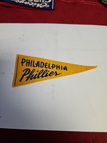 1950's PHILADELPHIA PHILLIES PENNANT MINI SOFT FELT ~ VERY RARE | eBay